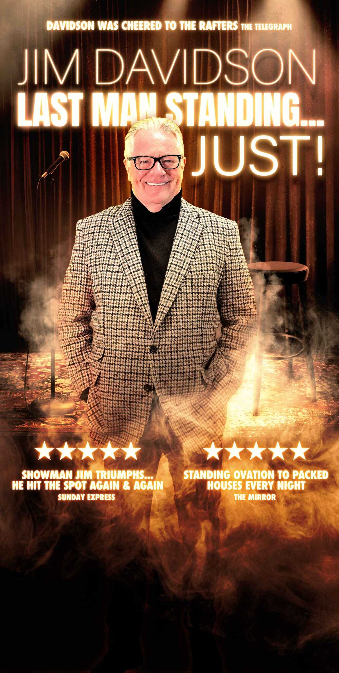 Jim Davidson: Last Man Standing...Just! - OVER 18'S ONLY! - The Tivoli ...